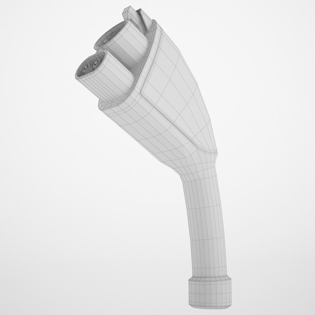 Electric Vehicle Charging Plug Socket 01 3D Model - TurboSquid 2215161