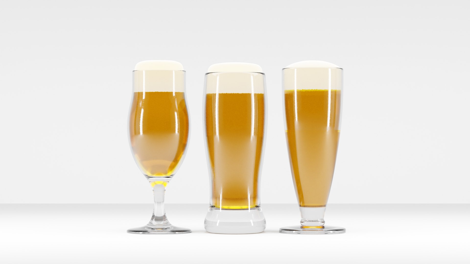 Beer Glass Vol 4 3D Model - TurboSquid 2052154