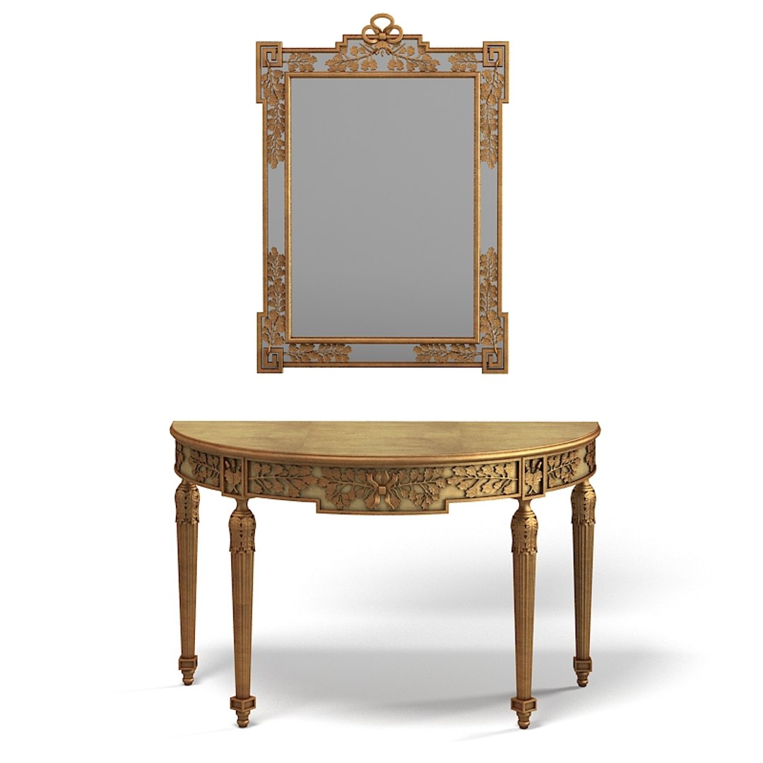 3d Obj Chelini Classic Console