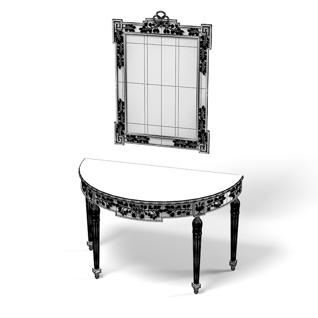 3d Obj Chelini Classic Console