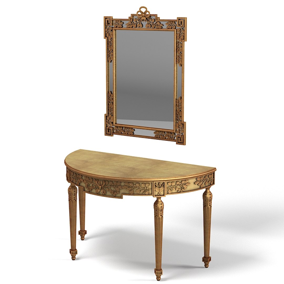 3d Obj Chelini Classic Console