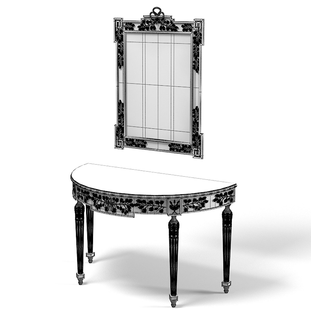 3d Obj Chelini Classic Console