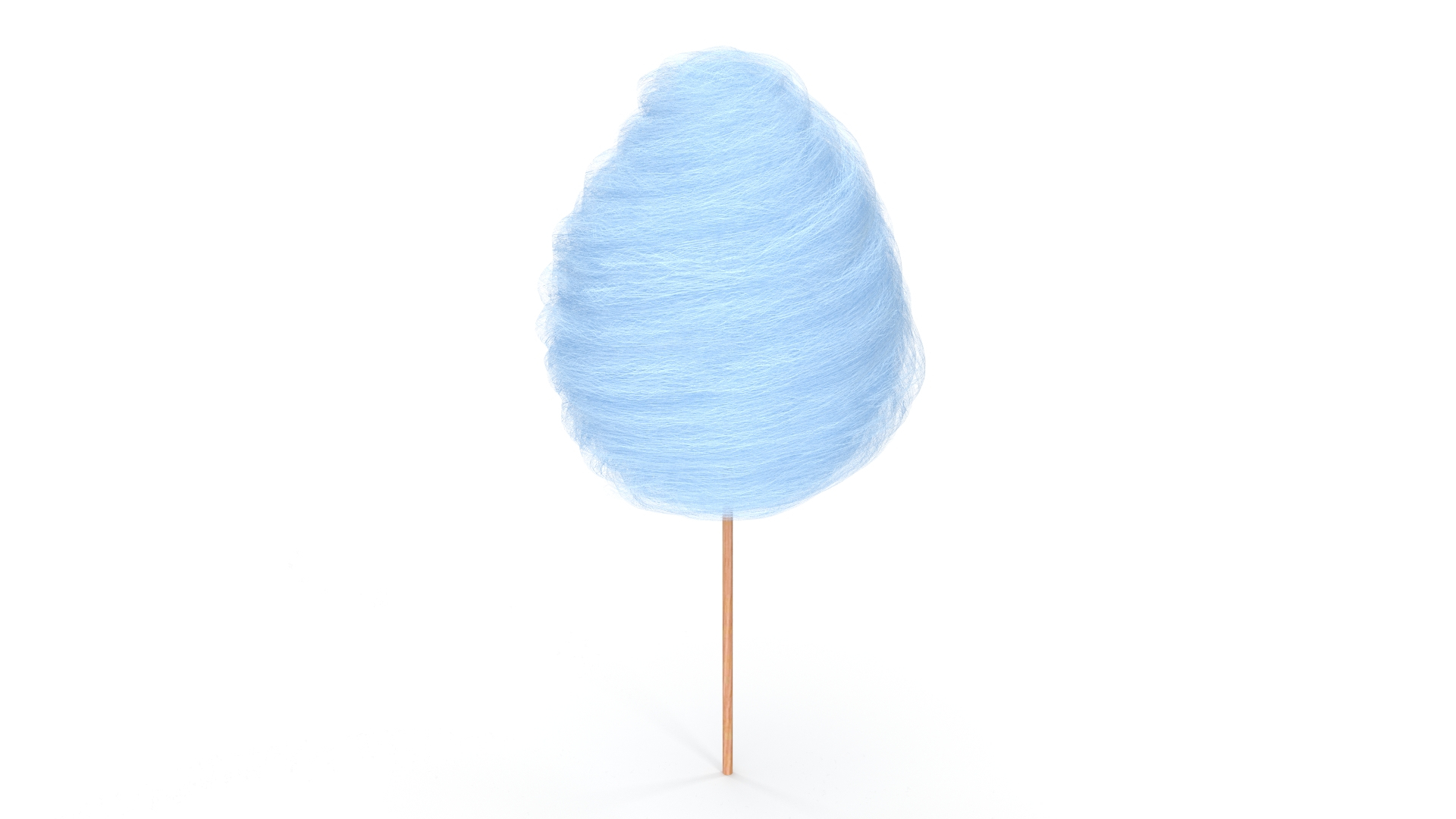 Blue Cotton Candy 3D Model - TurboSquid 2015313