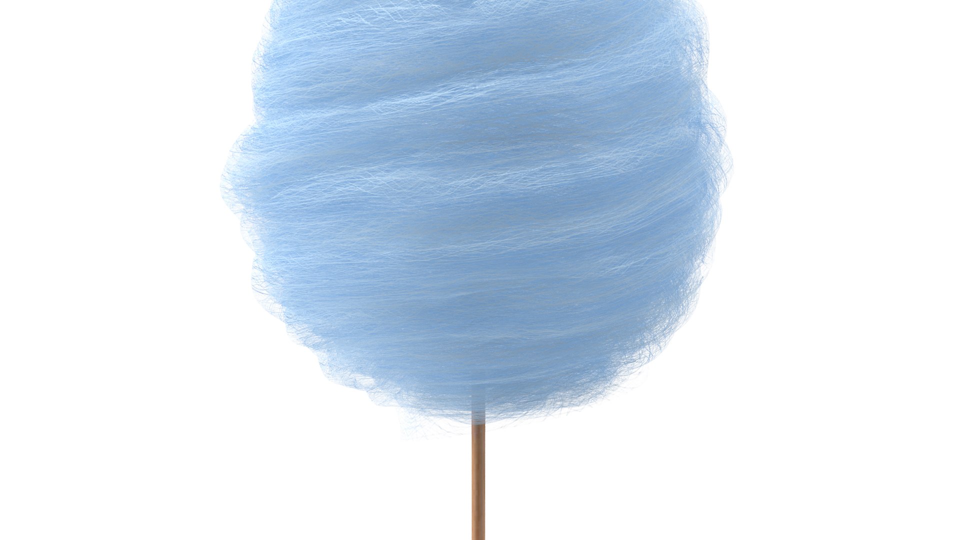 Blue Cotton Candy 3D Model - TurboSquid 2015313