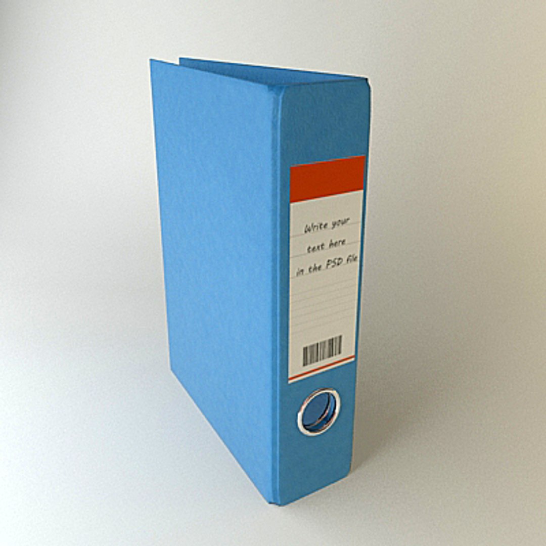 Binder File 3d Model