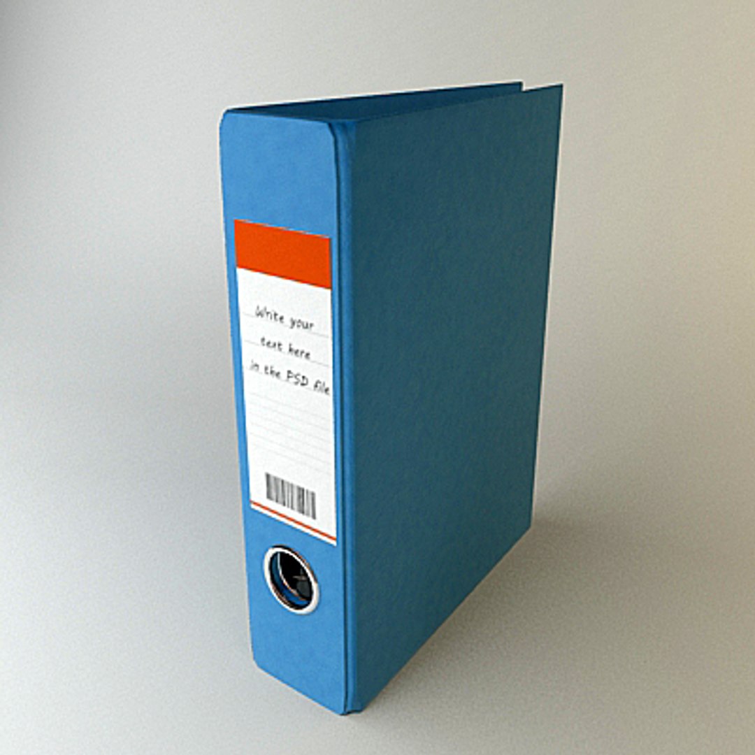Binder File 3d Model