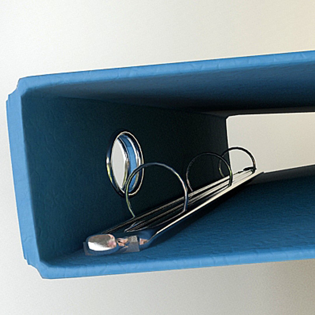 Binder File 3d Model