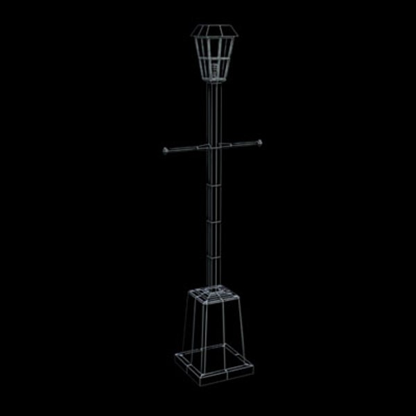 lamp post 3d model