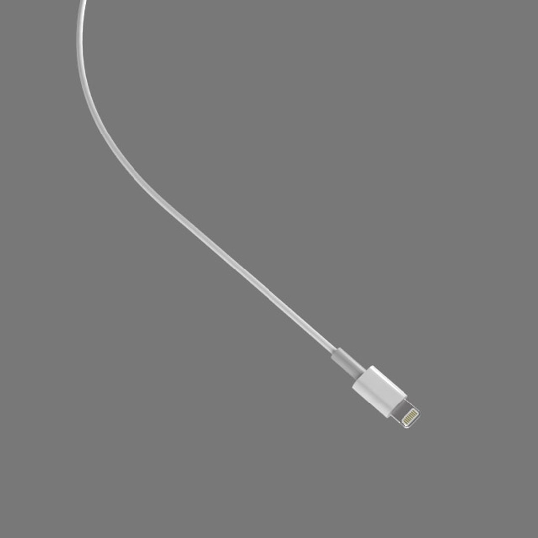 Apple Lightning Port Obj