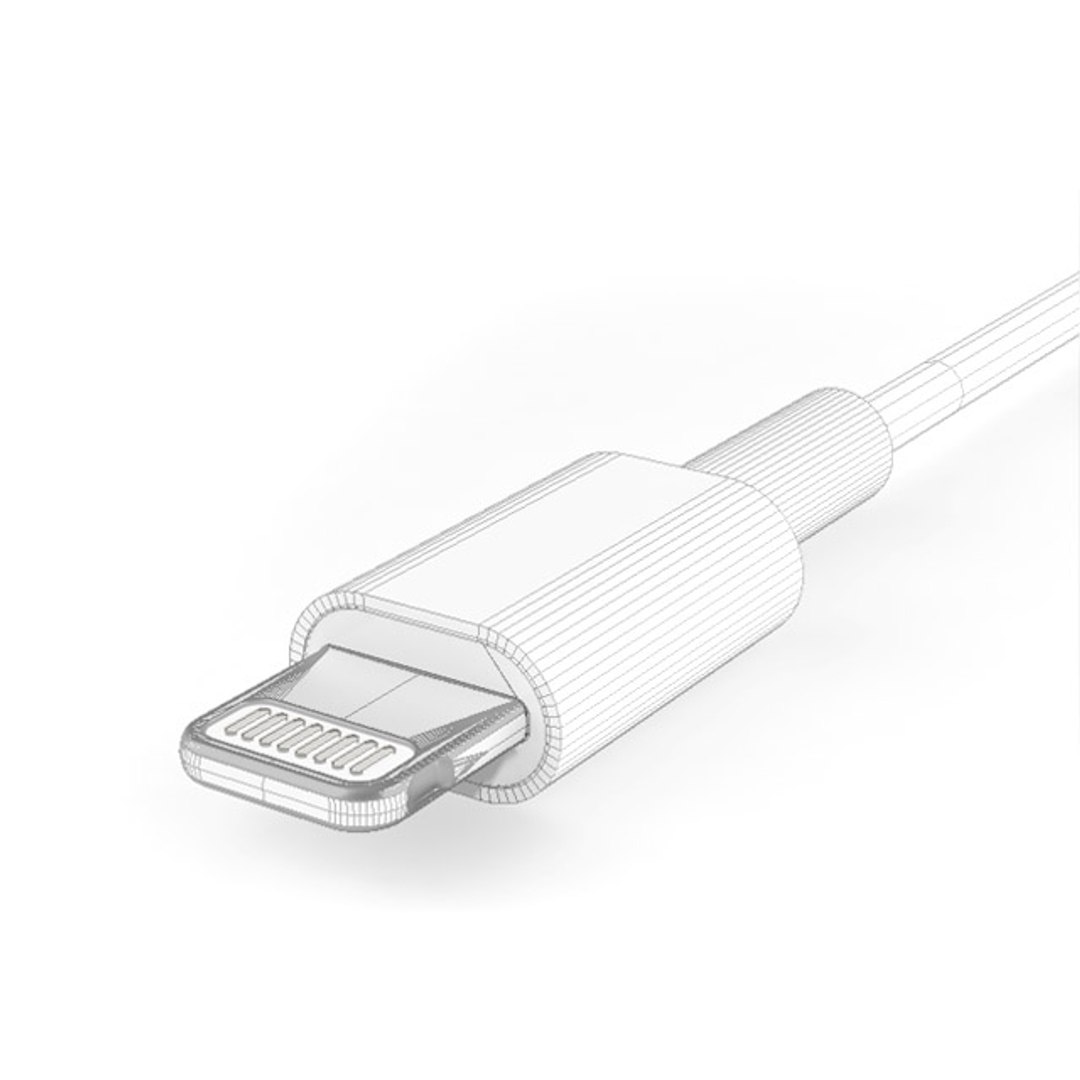 Apple Lightning Port Obj