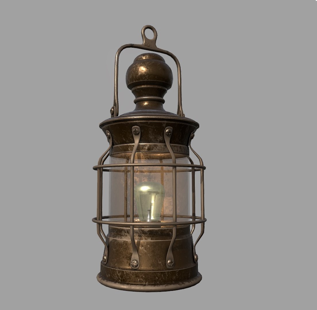 Old Lantern 3D Model - TurboSquid 1265084