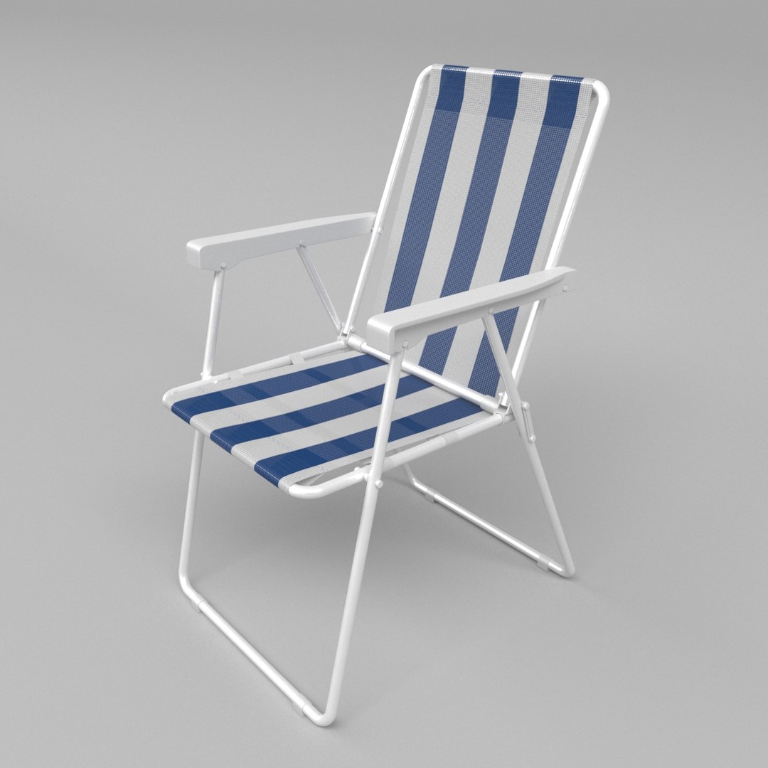3D Beach Chair - TurboSquid 1339227