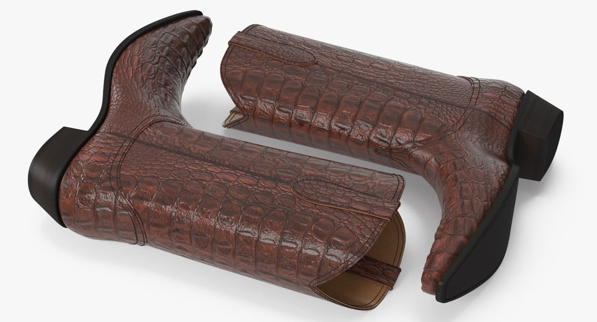 Cowboy Boots 3D Model - TurboSquid 1210091