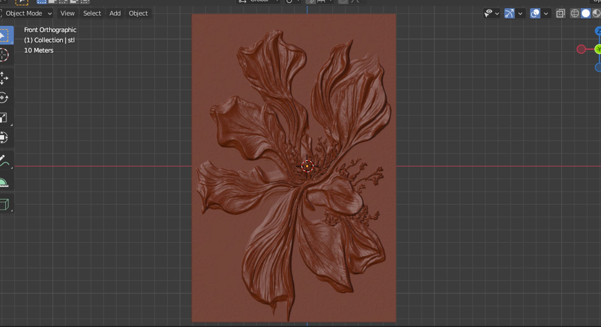 Modern Floral Relief Panel Wall Decor Set STL Mural CNC 350 3D Model ...