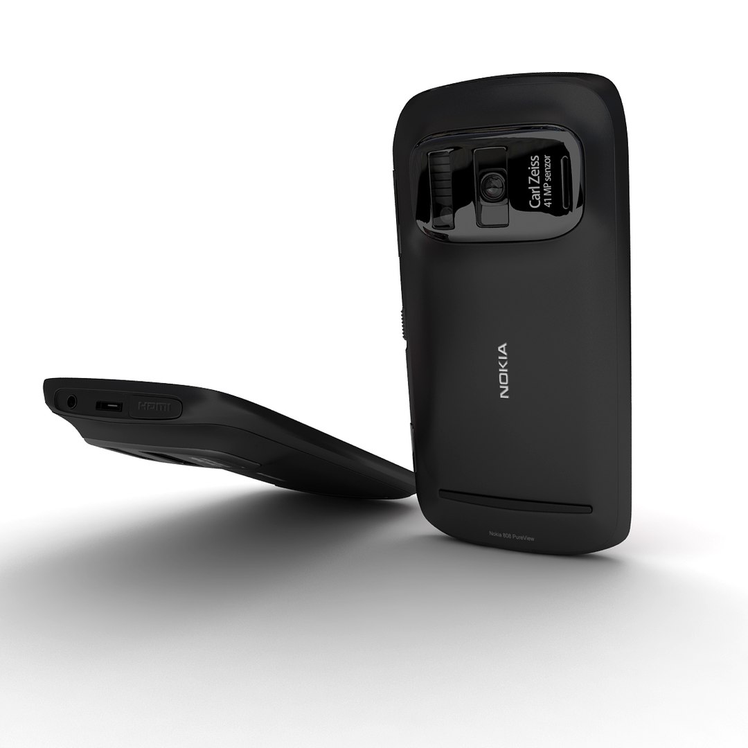 3d model of new nokia 808 pureview