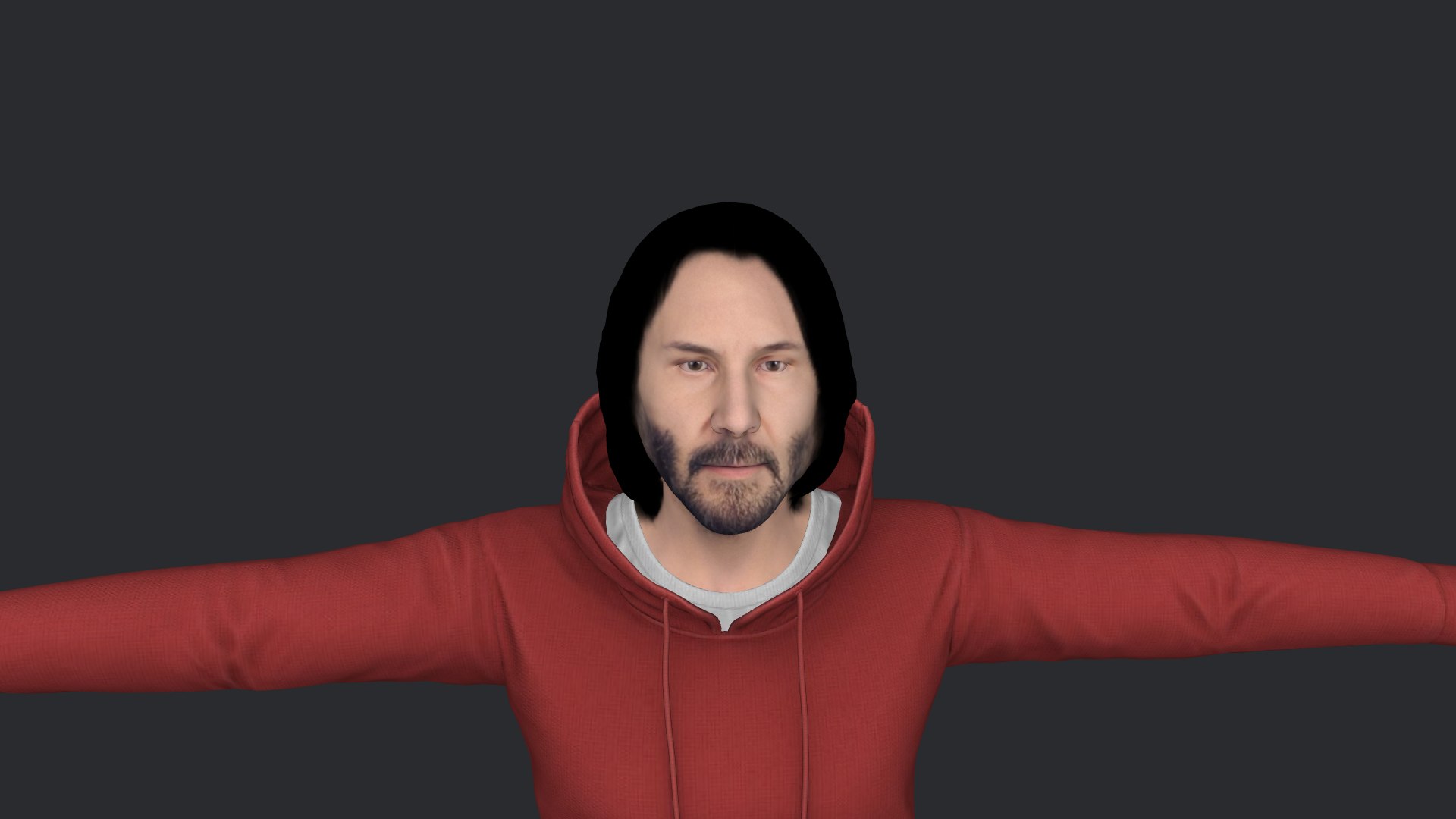 3D Model Keanu Reeves Hyper Realistic Full Body Fully Rigged 3D ...