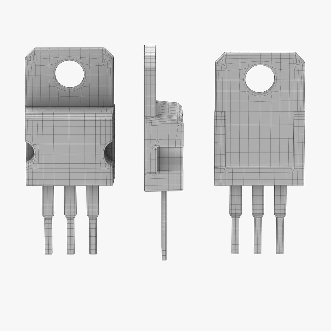 7805 chip component dip obj