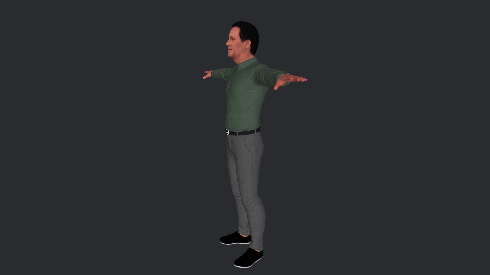 Lance Armstrong Hyper Realistic Full Body Fully Rigged Character Model ...
