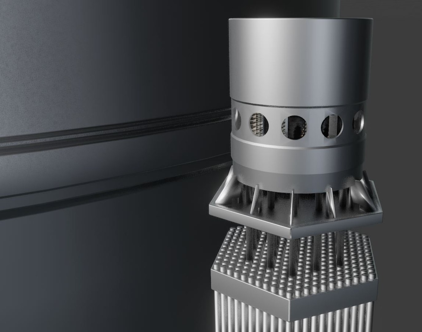 3D Nuclear Reactor Vessel Model - TurboSquid 1693065