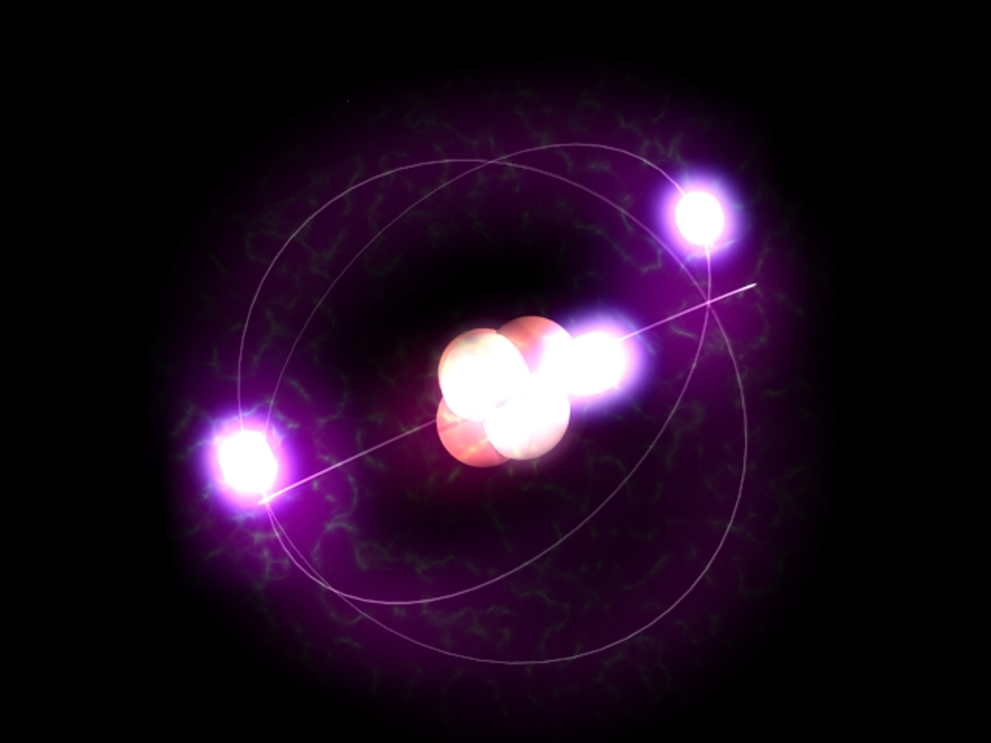atom electrons 3d model
