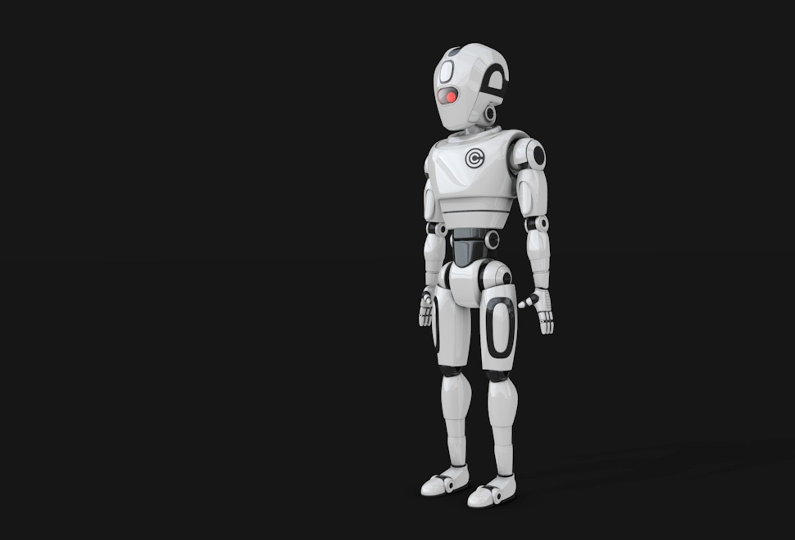3d Model Robot Concept