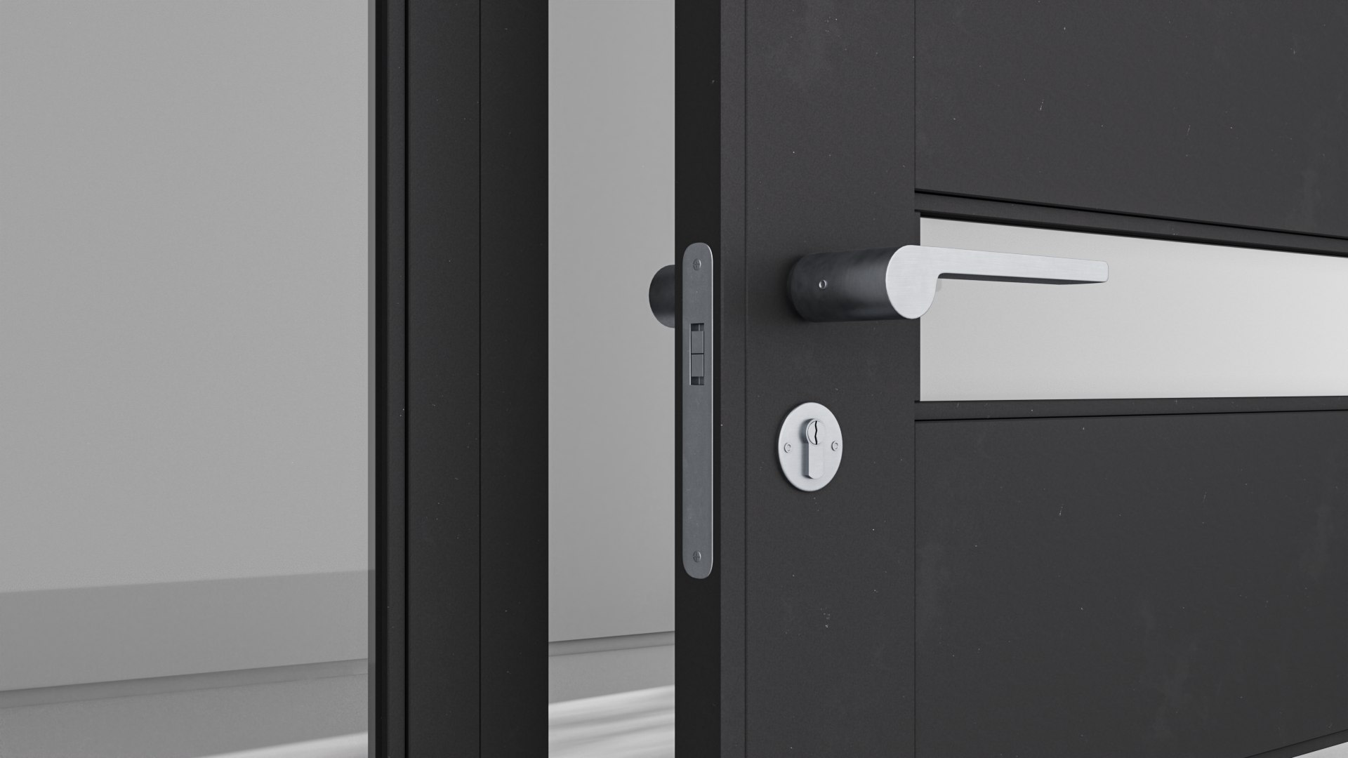 Aluminium Door 149 3D Model - TurboSquid 2032004