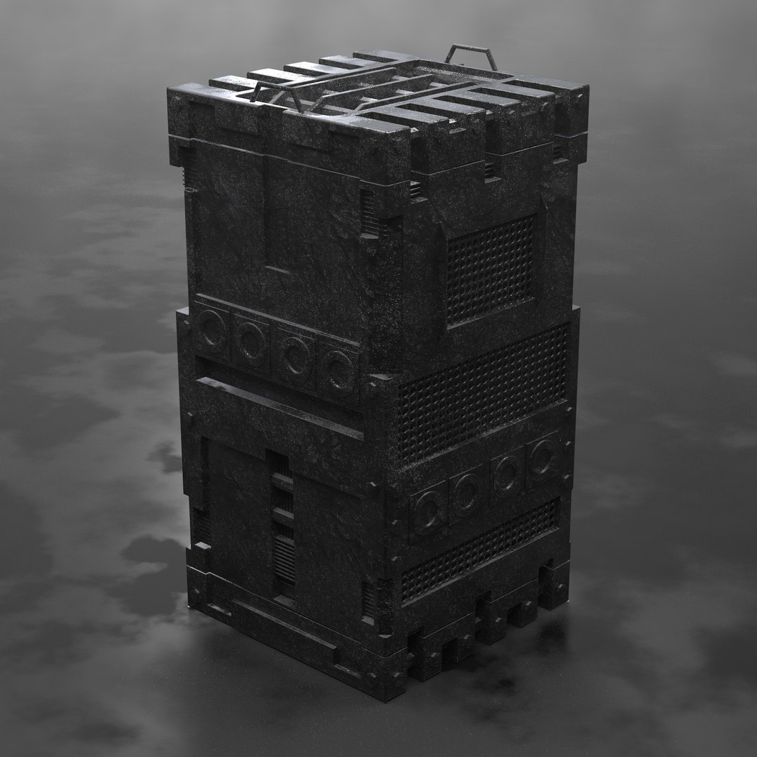 High Tech Sci Fi Box 3D Model - TurboSquid 2007757