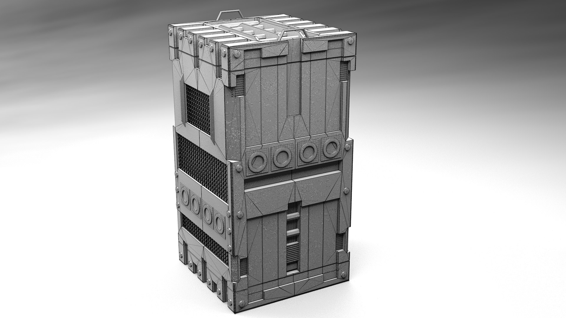 High Tech Sci Fi Box 3D Model - TurboSquid 2007757