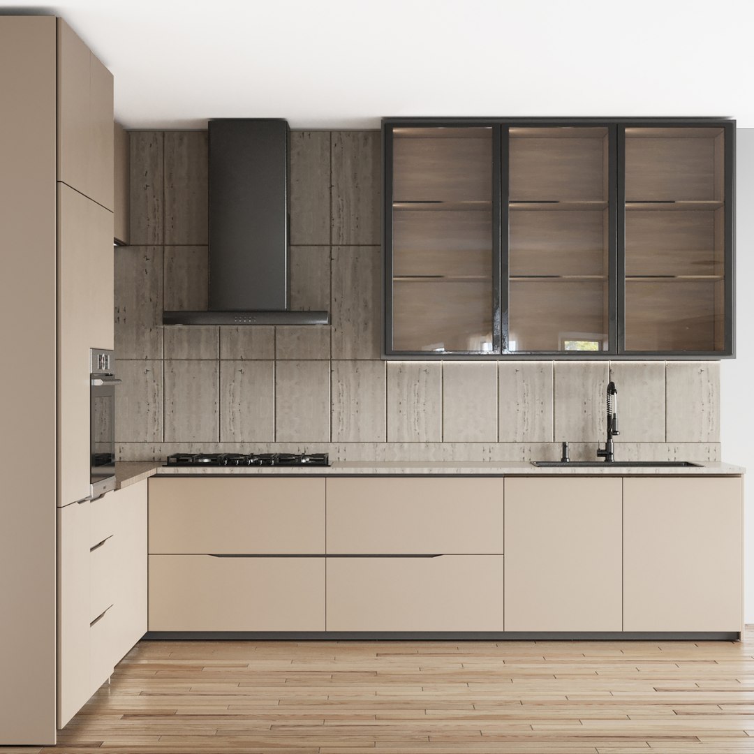 3D Kitchen 061 Model - TurboSquid 2029393