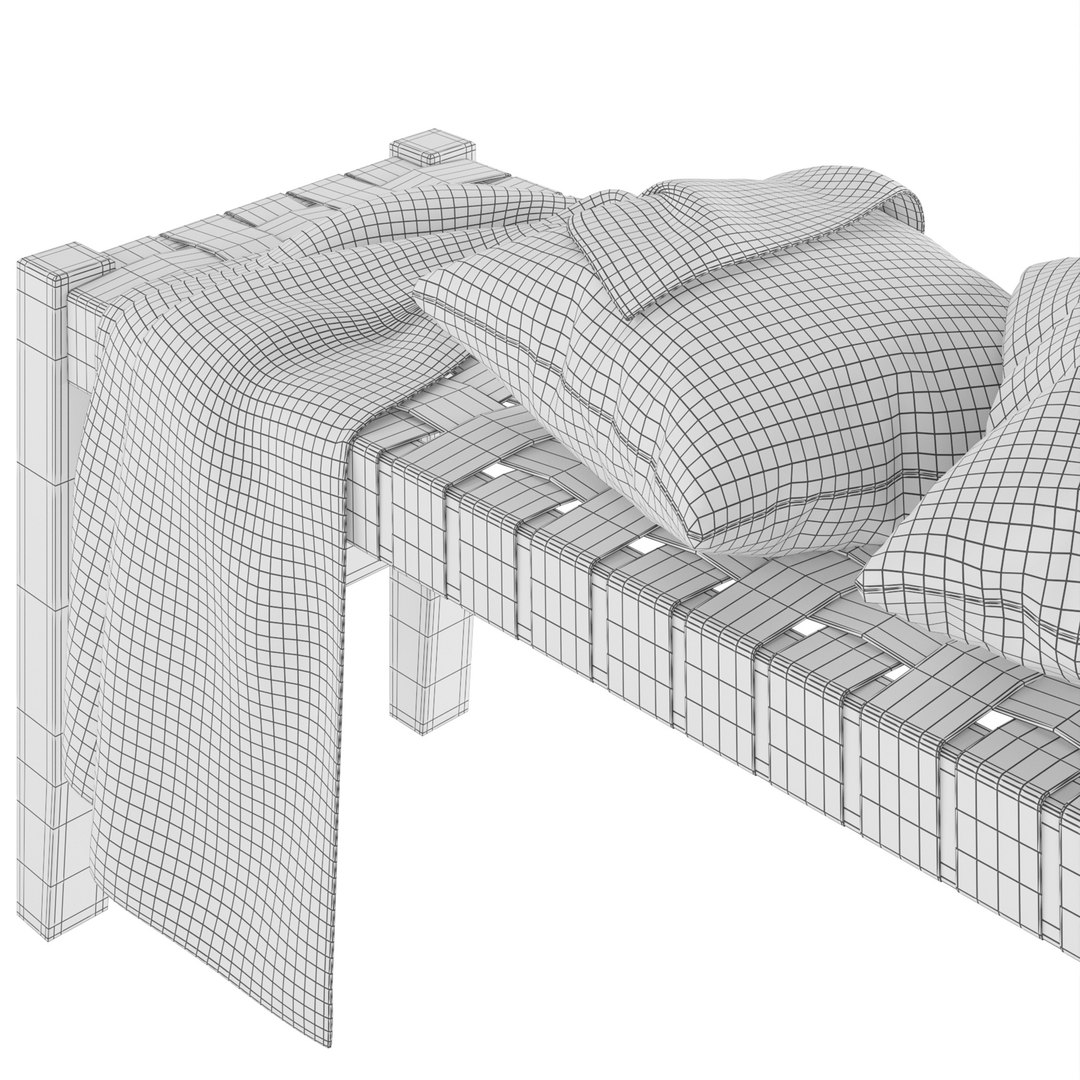 3D Bench Calixta - TurboSquid 1957477