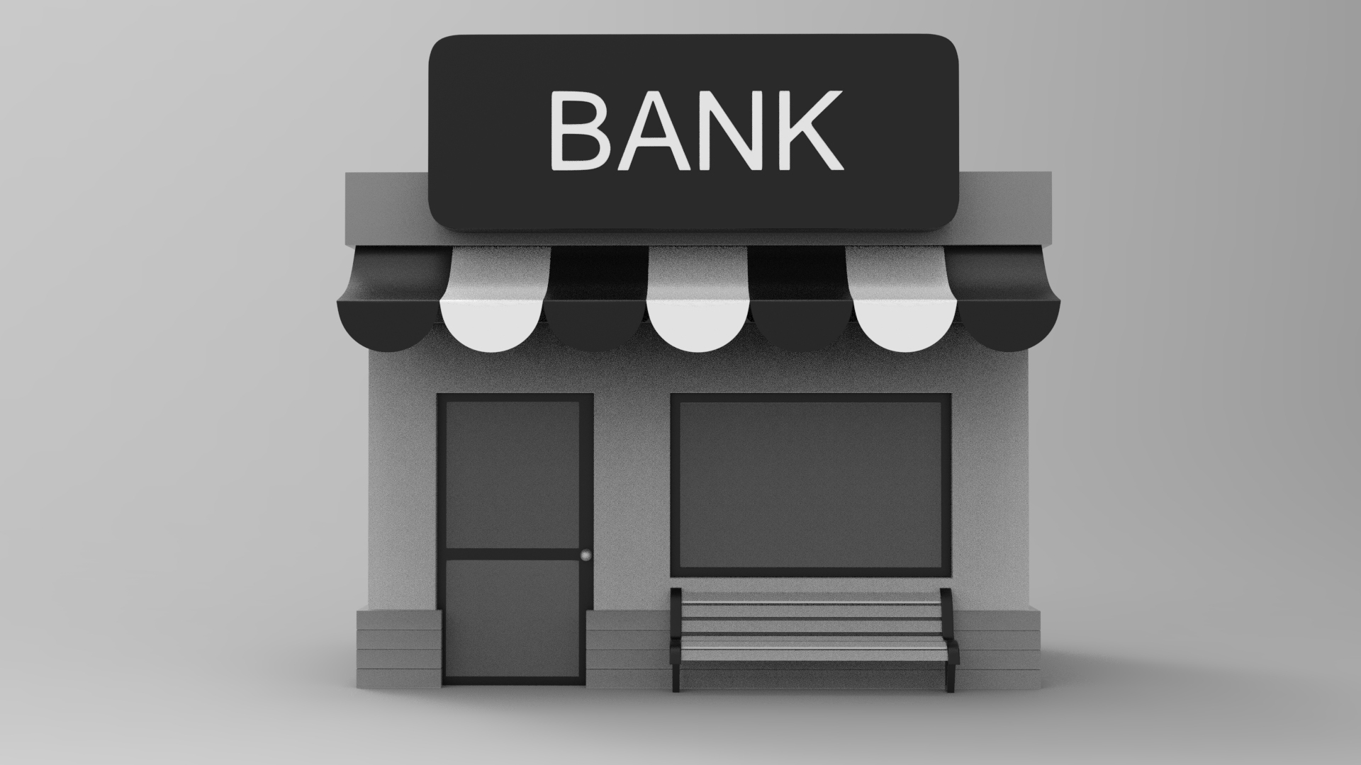 Bank 3D model - TurboSquid 1752747