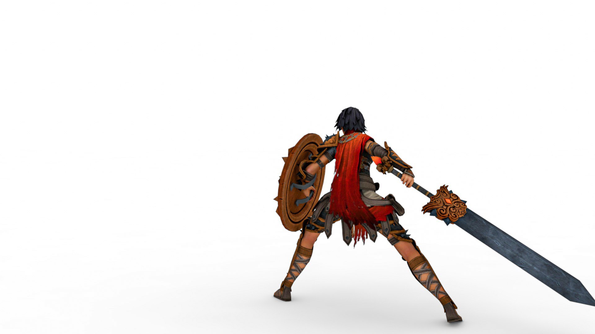 Stylized Female Warrior 3D Character 3D - TurboSquid 2396839