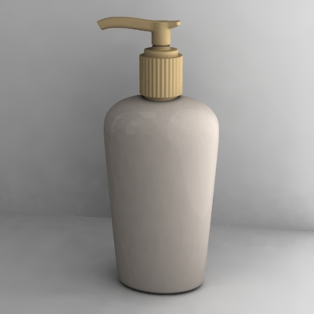 liquid soap 3d model