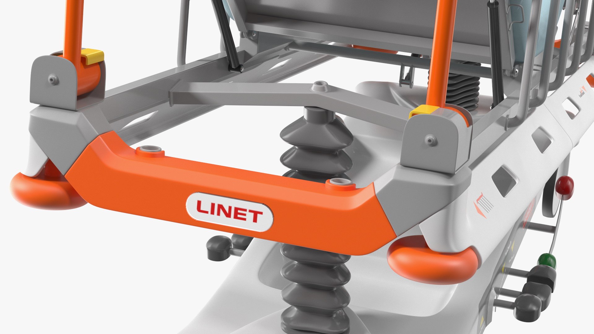 Emergency Stretcher Trolley Linet Sprint 100 3D Model - TurboSquid 1771351