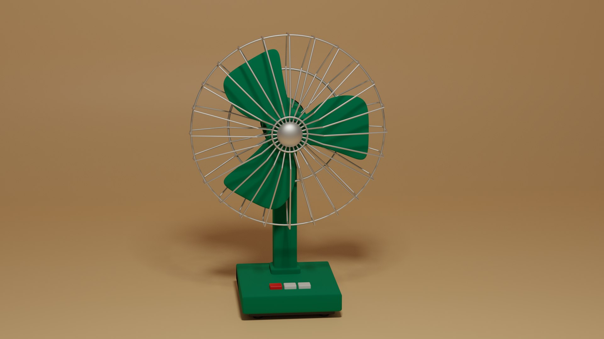 Cartoon Vintage Retro Table Fan 3D Model - TurboSquid 1944965