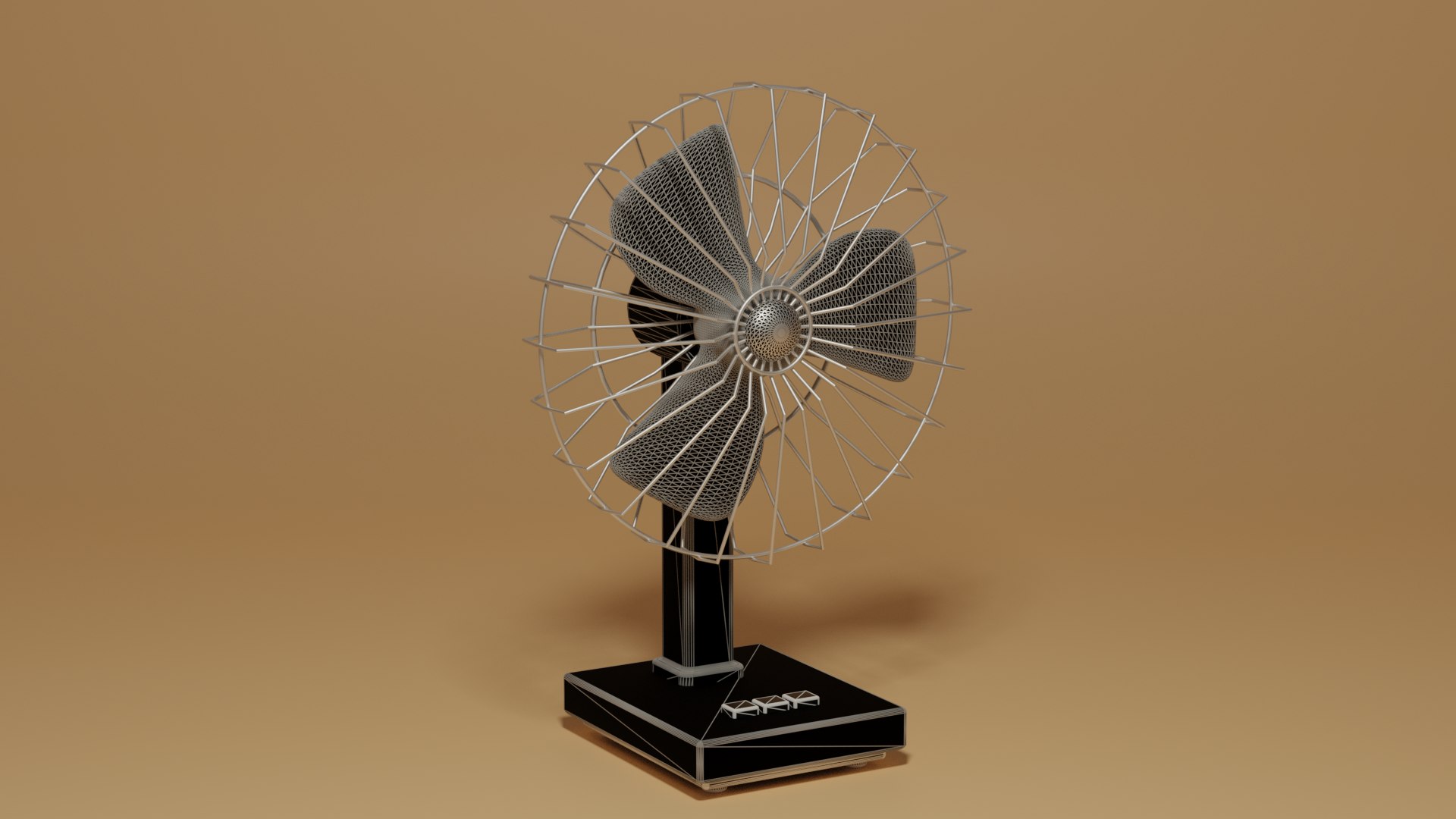 Cartoon Vintage Retro Table Fan 3D Model - TurboSquid 1944965