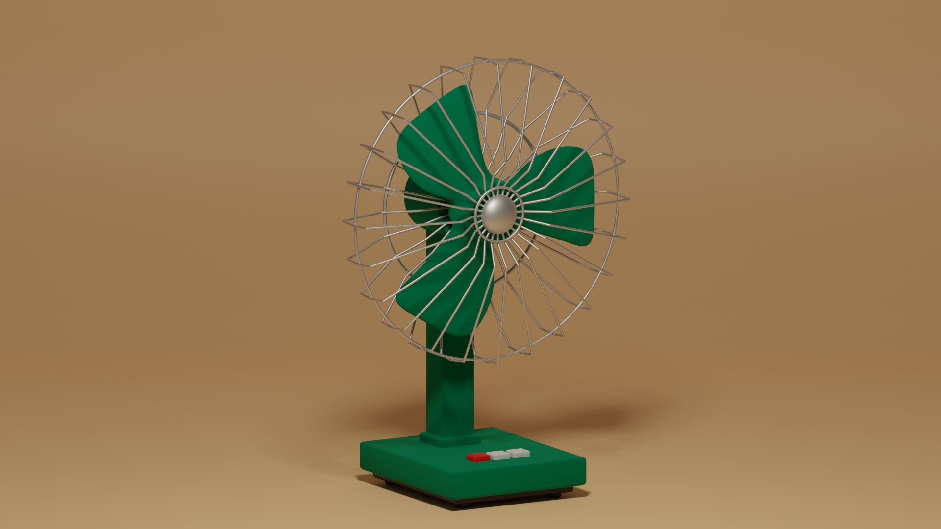 Cartoon Vintage Retro Table Fan 3D Model - TurboSquid 1944965