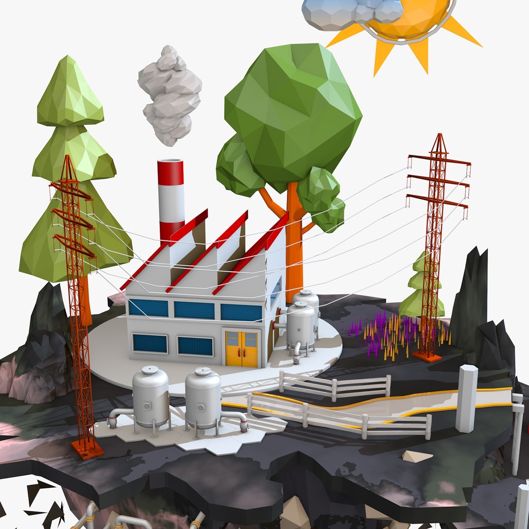 Floating Island C4d