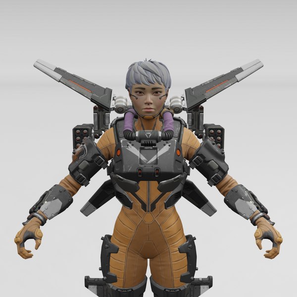 modelo 3d Valkyrie - Apex Legends - Rigged - TurboSquid 2032252