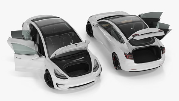 modelo 3d Cadenas de nieve sobre ruedas Tesla preparadas para Maya ...