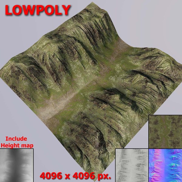3d model terrain maps