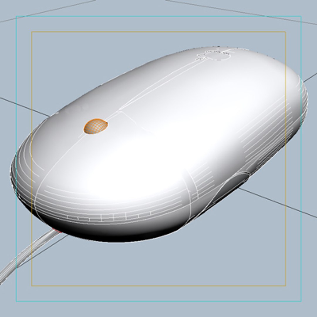 Apple Mighty Mouse 3d Model