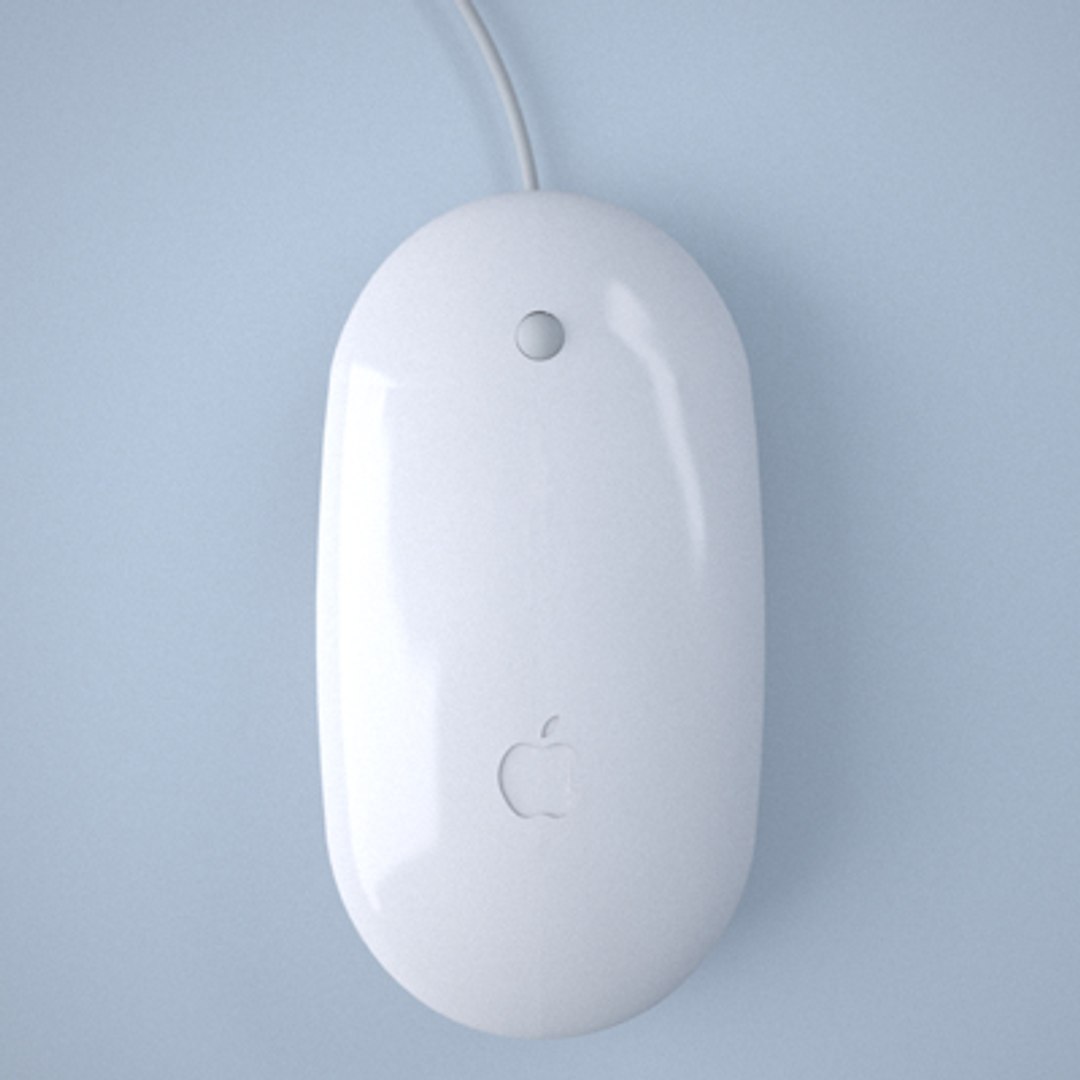 Apple Mighty Mouse 3d Model
