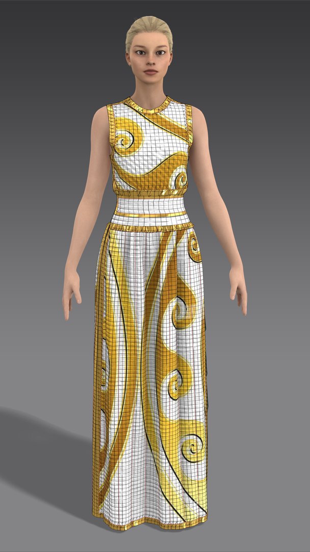 3D Ancient Greece Goddess Dress Low-poly 3D Model - TurboSquid 2075638