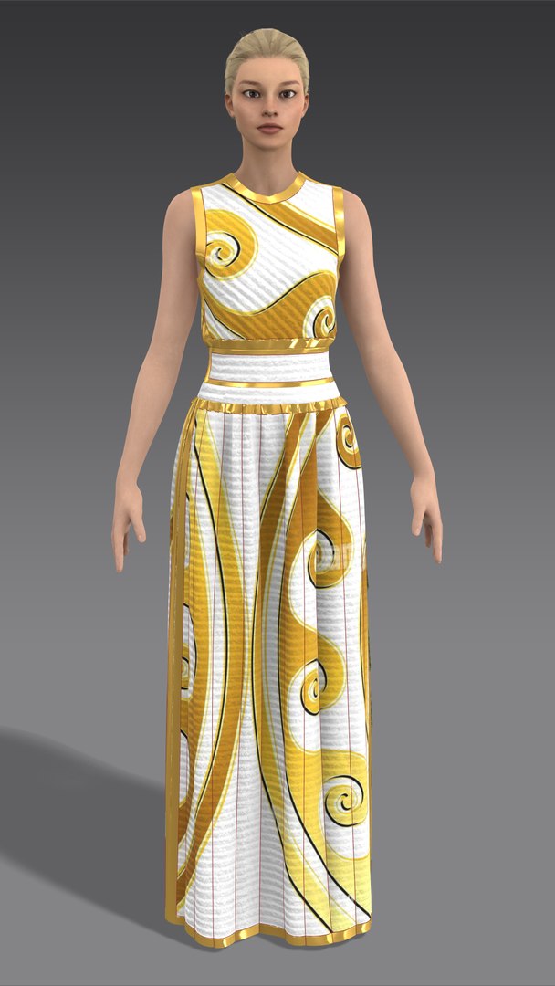 3D Ancient Greece Goddess Dress Low-poly 3D Model - TurboSquid 2075638