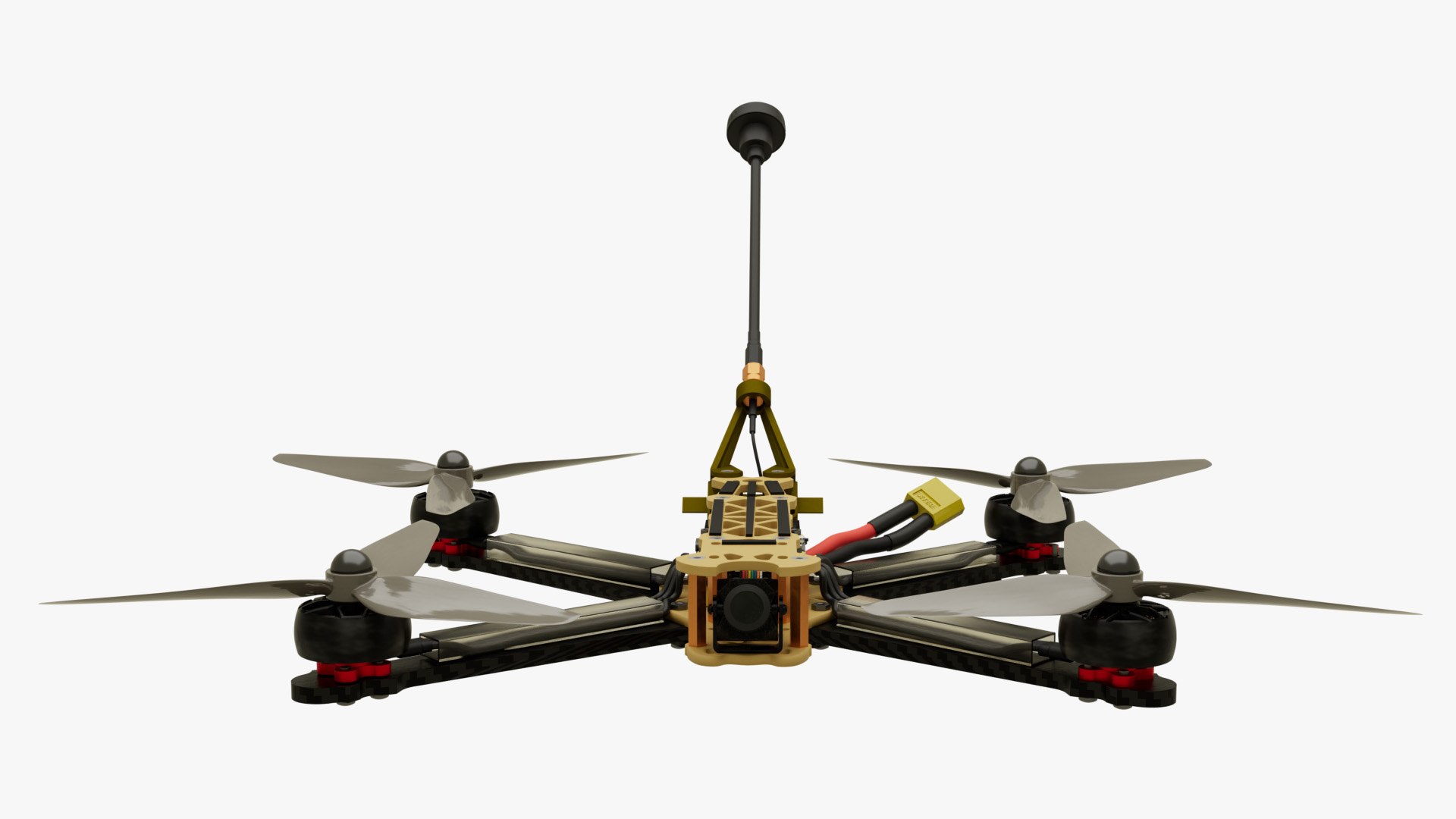 5 Inch FPV Drone 3D - TurboSquid 2210787