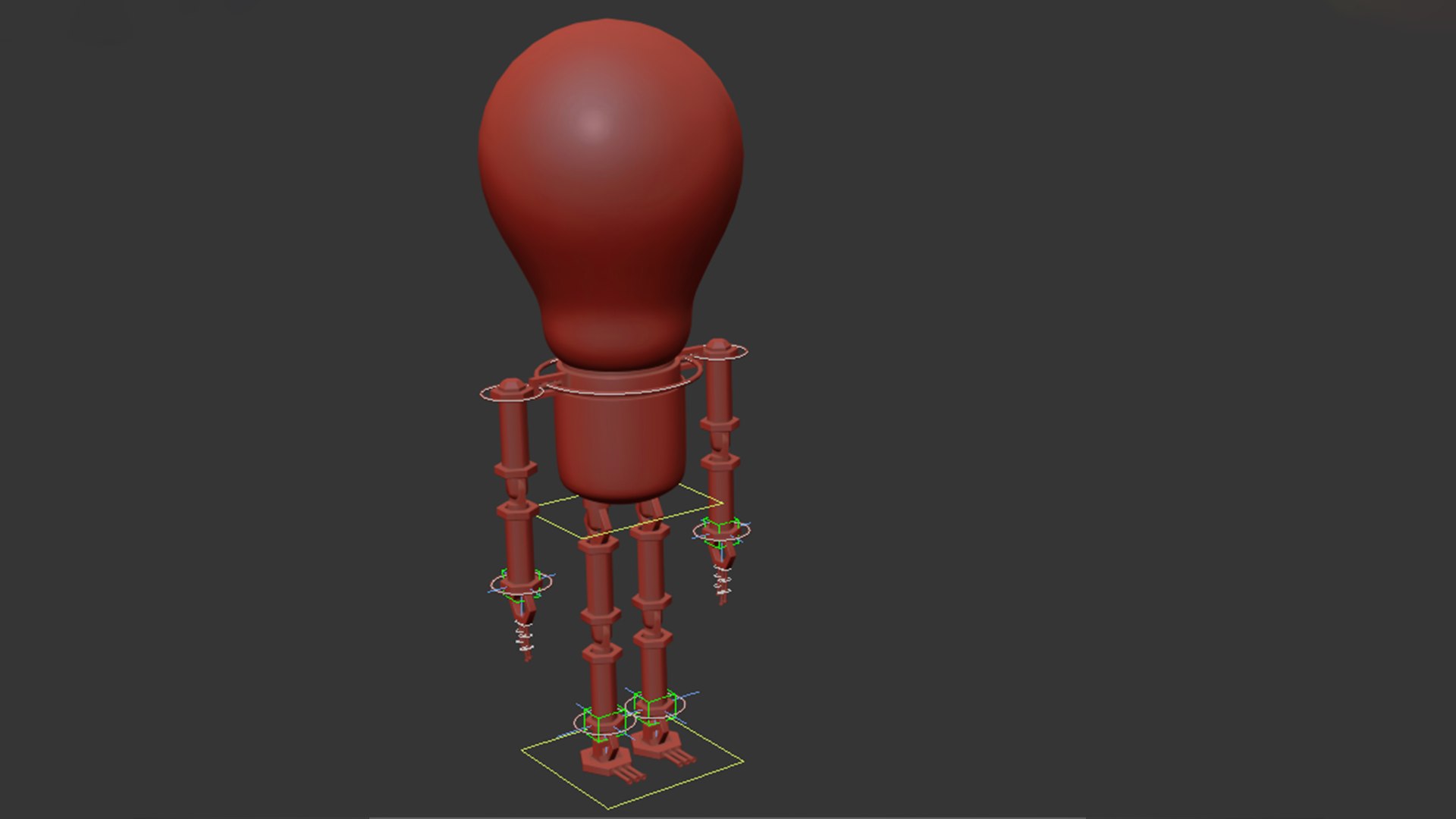 Light Bulb Robot 3ds Max Model - TurboSquid 2203513