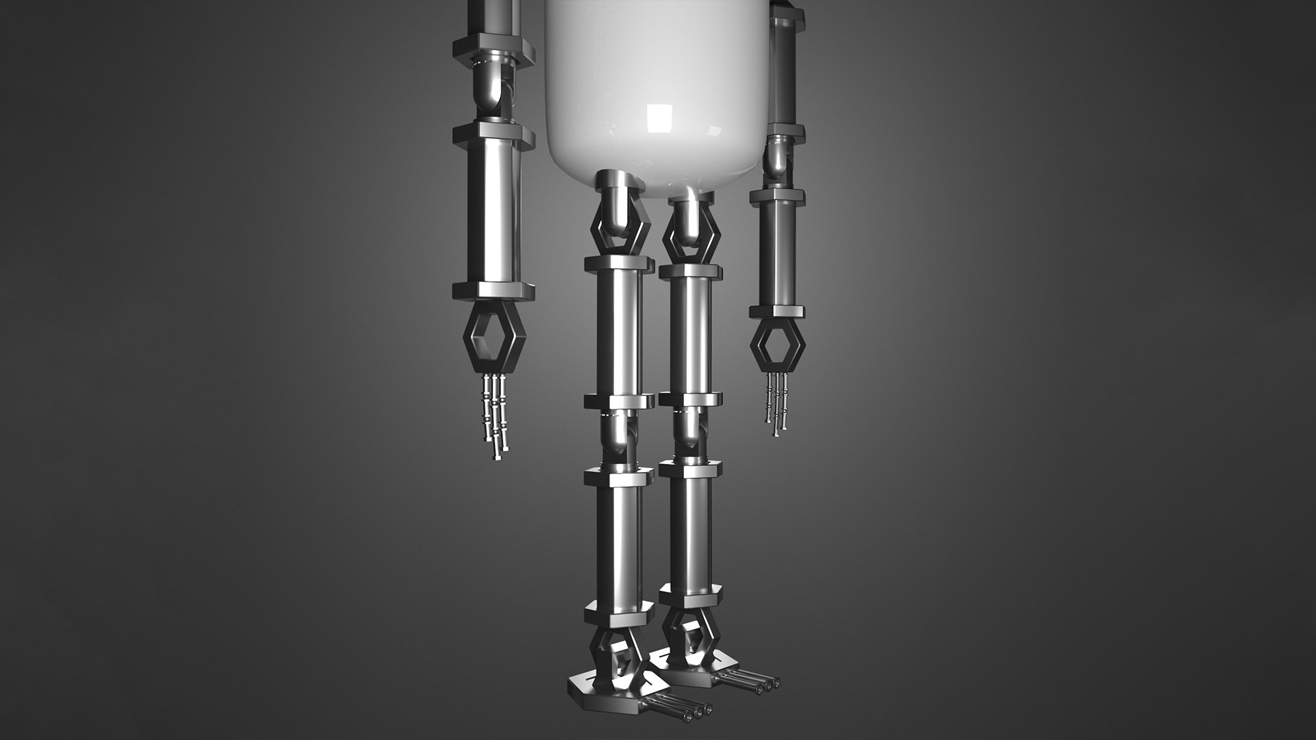 Light Bulb Robot 3ds Max Model - TurboSquid 2203513