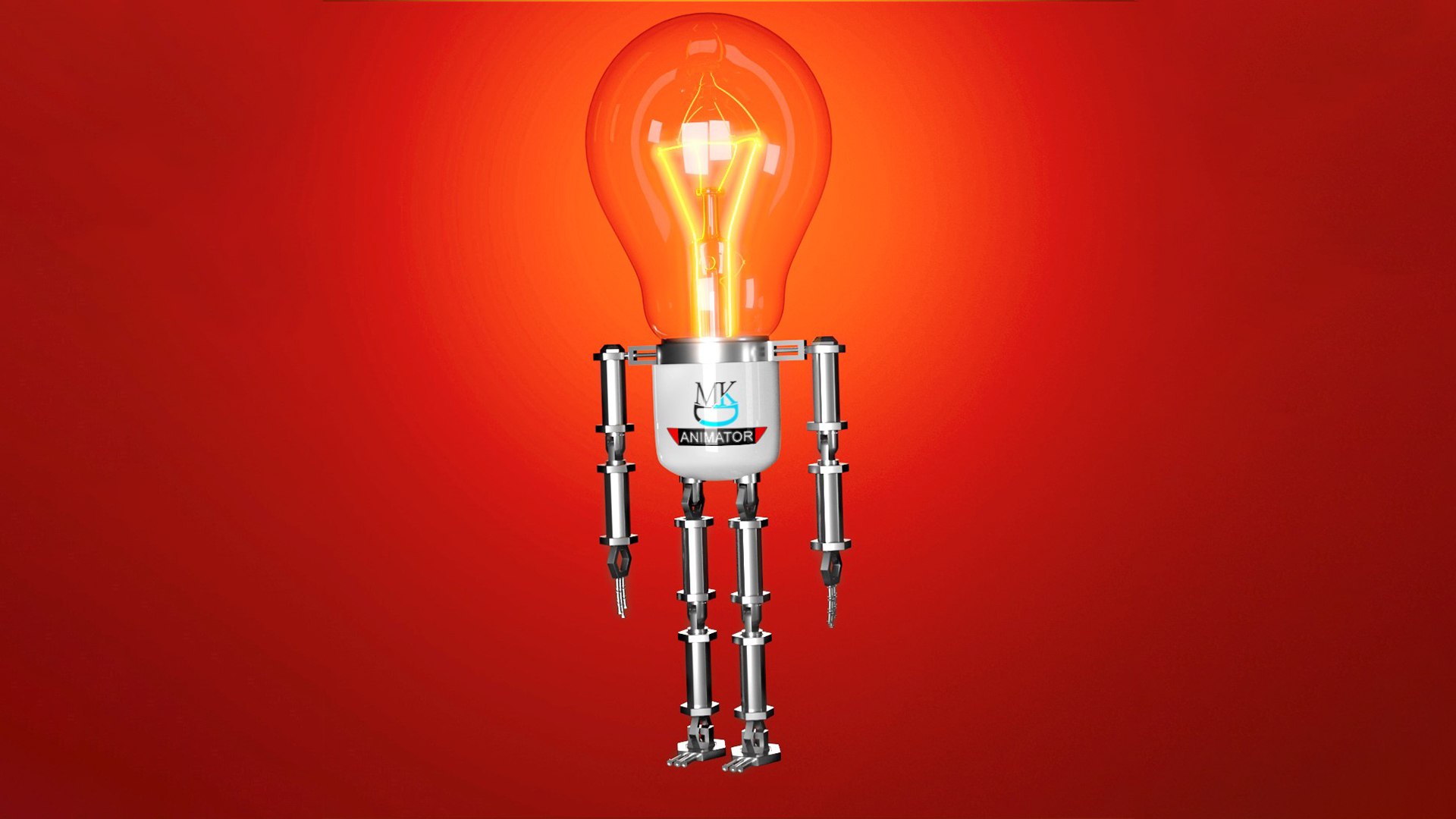 Light Bulb Robot 3ds Max Model - TurboSquid 2203513