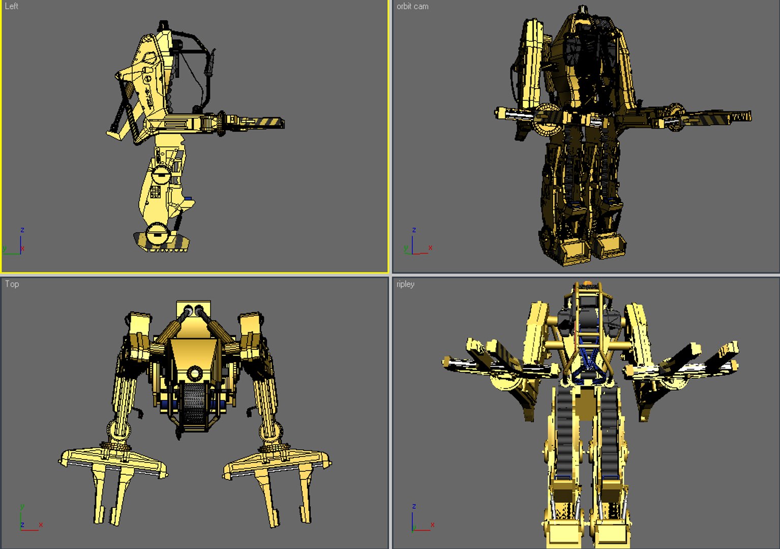 Powerloader Aliens 3d Model